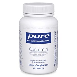 pure encapsulations curcumin | curcumin c3 complex to support joints, tissue, liver, colon, brain, and cellular health* | 60 capsules