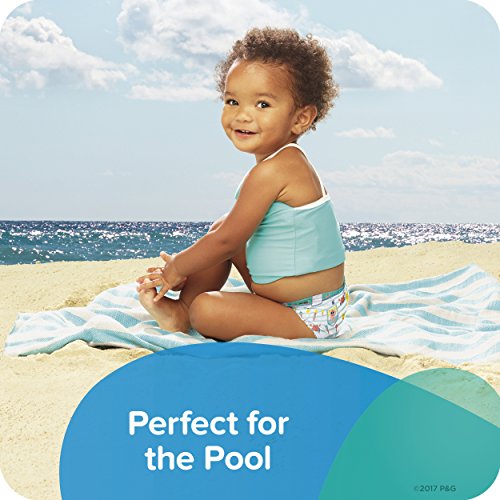 Swim Diapers Size 5 (> 31 lb) - Pampers Splashers Disposable Swim Pants, Large, Pack of 2 (Twinpack), 17 Count