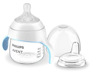 philips avent natural trainer sippy cup with natural response nipple and soft spout, 5oz, 1pk, scf263/01