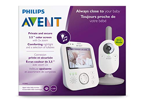 Philips AVENT Digital Video Baby Monitor, SCD843/37