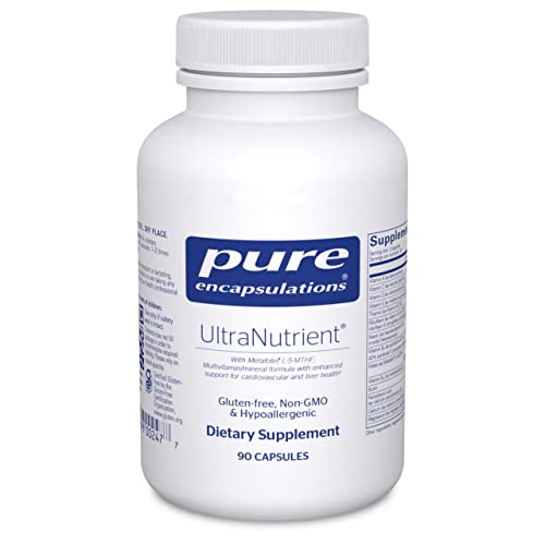 Pure Encapsulations UltraNutrient | Multivitamin Supplement to Support Liver, Cardiovascular Health, and Antioxidants* | 90 Capsules