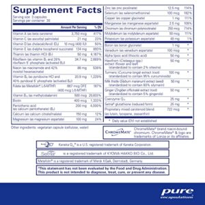 Pure Encapsulations UltraNutrient | Multivitamin Supplement to Support Liver, Cardiovascular Health, and Antioxidants* | 90 Capsules