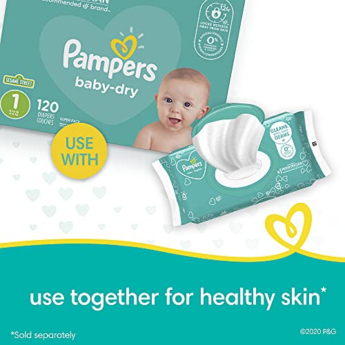 Pampers Baby Wipes Complete Clean Unscented 9X Pop-Top 720 Count