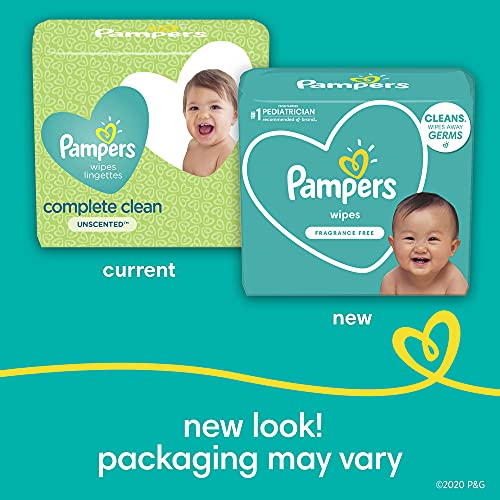 Pampers Baby Wipes Complete Clean Unscented 9X Pop-Top 720 Count