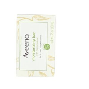 AVEENO Naturals Moisturizing Bar for Dry Skin 3.50 oz (Pack of 12) - Packaging May Vary