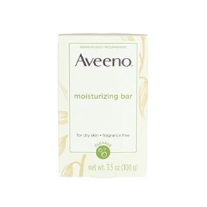 AVEENO Naturals Moisturizing Bar for Dry Skin 3.50 oz (Pack of 12) - Packaging May Vary