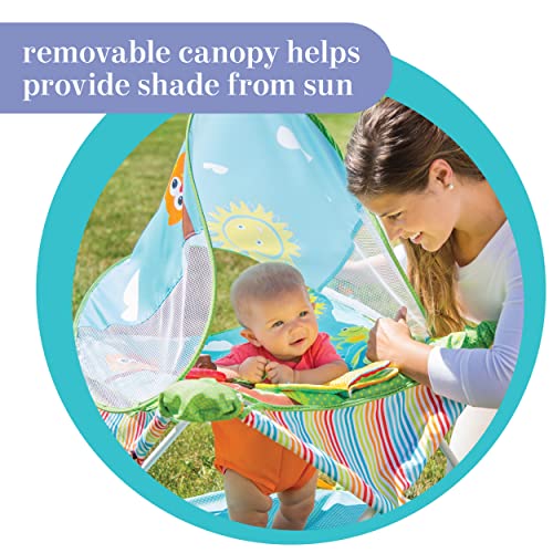 Summer-Pop 'N Jump Portable Baby Activity Center - Lightweight Baby Jumper with Toys and Canopy for Indoor and Outdoor Use