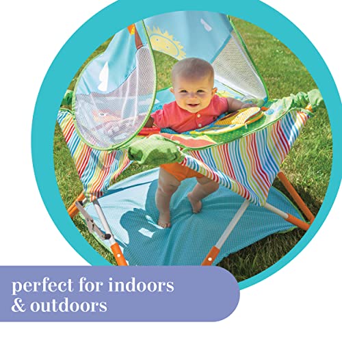 Summer-Pop 'N Jump Portable Baby Activity Center - Lightweight Baby Jumper with Toys and Canopy for Indoor and Outdoor Use