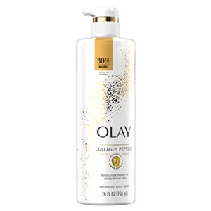 Olay Cleansing & Firming Body Wash with Vitamin B3 and Collagen, 26 fl oz (Pack of 4), White