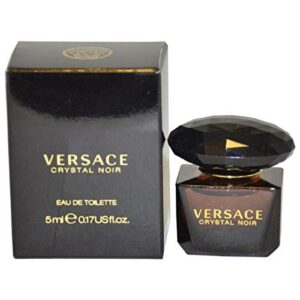 versace crystal noir for women eau de toilette splash, 5ml