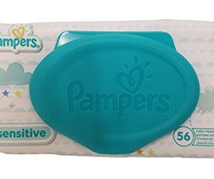 Pampers Swaddlers Diapers, Size 1, 20 Count - Pampers Sensitive Wipes Travel Pack 50 Count.