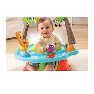 Summer® Deluxe SuperSeat®, Wild Safari, Fun Baby Seat for Sitting Up, Playtime, and Meals, Ages 4 Months to 4 Years, Includes Booster Seat, Tray, and Toy bar