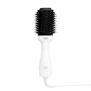 bondiboost blowout brush pro hair dryer & hair brush [75mm] – oval shape hair styler & volumizer for smooth/frizz-free results – great for all hair types – 3x heat/speed options – 360° airflow vents