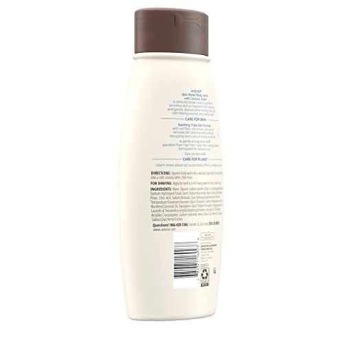 Aveeno Skin Relief Body Wash with Coconut Scent & Soothing Triple Oat Formula, Body Wash Soothes Itchy, Dry Skin, Coconut Scented Cleanser is as Gentle as Fragrance Free, 18 fl. oz