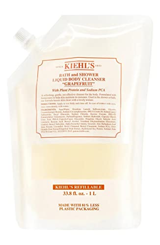 Kiehl's Bath and Shower Liquid Body Cleanser Grapefruit, 33.8 Ounce