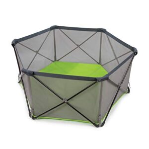 summer pop ‘n play portable playard, green – lightweight play pen for indoor and outdoor use – portable playard with fast, easy and compact fold