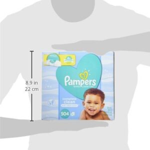 Baby Wipes, Pampers Baby Diaper Wipes, Complete Clean Scented, 7 Refill Packs for Dispenser Tub, 504 Total Wipes