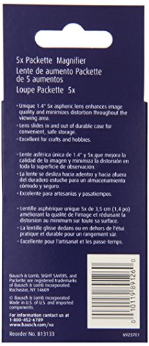 Loupe by Bausch & Lomb, 5X Packette Magnifier