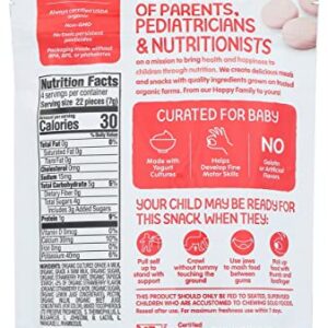 Happy Baby Organic Strawberry Yogurt Snacks, 1 OZ