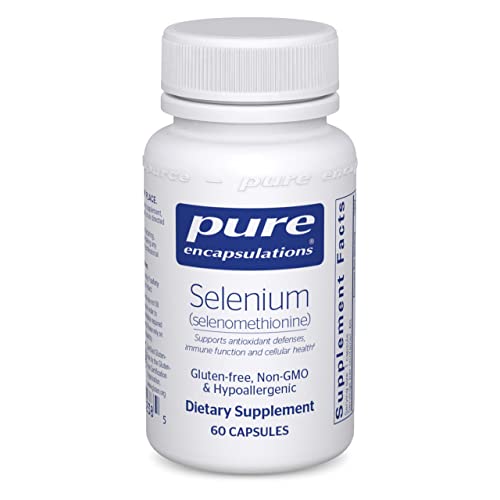 Pure Encapsulations Selenium (Selenomethionine) | Antioxidant Supplement for Immune System, Collagen and Thyroid Support* | 60 Capsules