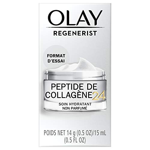 Olay New Regenerist Collagen Peptide 24 Face Moisturizer, Trial Size, 0.5 oz