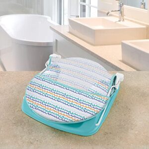 Summer Deluxe Baby Bather (Ride the Waves) - Bath Support for Use in the Sink or Bathtub - Includes 3 Reclining Positions