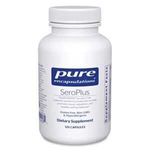 pure encapsulations seroplus | hypoallergenic serotonin support to support moderate occasional stress | 120 capsules