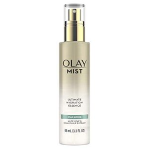 olay mist ultimate hydration essence calming with aloe leaf & chamomile, 3.3 fl oz