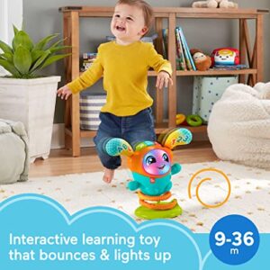 Fisher-Price Baby & Toddler Learning Toy Dj Bouncin’ Beats With Music Lights & Bouncing Action For Ages 6+ Months