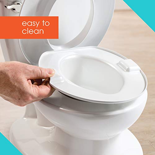 Summer Infant My Size Potty, White - Realistic Potty Training Toilet Looks and Feels Like an Adult Toilet - Easy to Empty and Clean