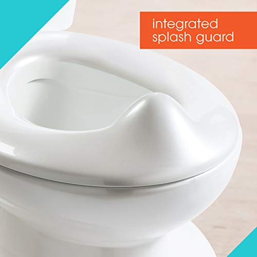 Summer Infant My Size Potty, White - Realistic Potty Training Toilet Looks and Feels Like an Adult Toilet - Easy to Empty and Clean