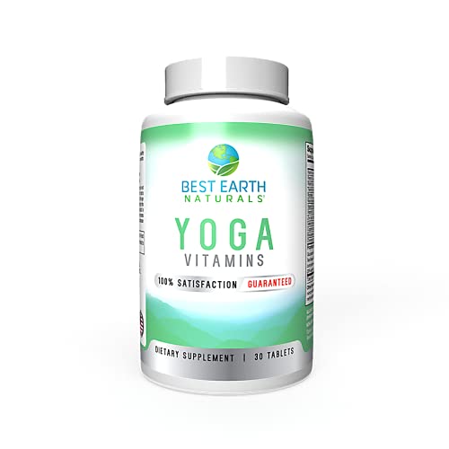 Best Earth Naturals Yoga Vitamins - Flexibility Supplement to Help Increase Movement, Flexibility, Stretching, Mobility, Joint Stiffness and More