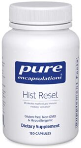 pure encapsulations hist reset | support for nasal and respiratory health* | 120 capsules