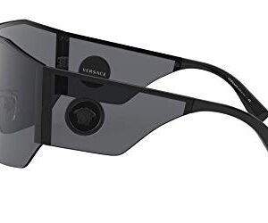 Versace Man Sunglasses Black Frame, Dark Grey Lenses, 0MM