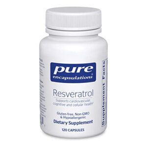 pure encapsulations resveratrol | supplement to support cardiovascular, cognitive, and cellular health* | 120 capsules