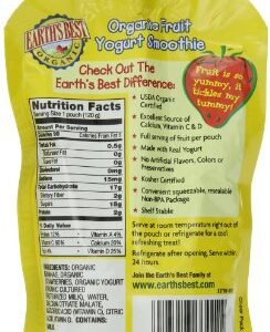 Earth's Best Sesame Street Fruit Yogurt Smoothies - Strawberry Banana - 4.2 oz - 6 pk