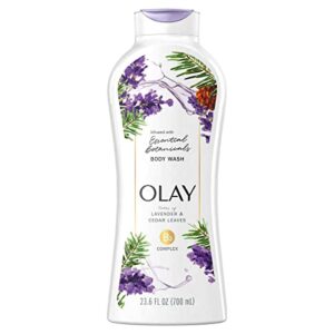 Olay Essential Botanicals Body Wash, Variety Pack, 23.6 Fluid Ounce (Pack of 3)