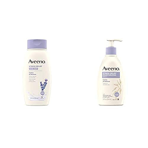 Aveeno Body Wash & Moisturizer, Lavender, 18 Fl Oz