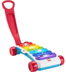 fisher-price baby to toddler learning toy giant light-up xylophone pull-along with music & phrases for ages 9+ months