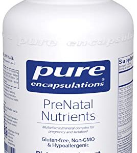 Pure Encapsulations PreNatal Nutrients | Multivitamin Supplement to Support Pregnancy, Lactation, and Maternal/Fetal Health* | 120 Capsules