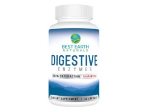 best earth naturals digestive enzymes maximum strength formula to help promote healthy digestion 30 vegetable capsules