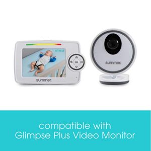 Summer Glimpse Plus Extra Video Camera – Extra Baby Monitor Camera Allows Parents to Monitor Multiple Rooms and/or Children, Extra Video Baby Monitor is Perfect for Growing Families