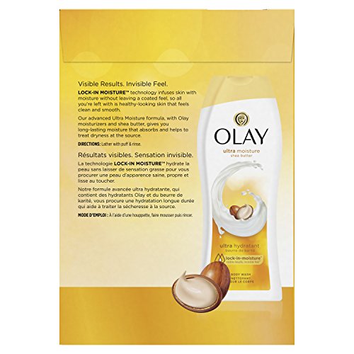 Body Wash for Women by Olay, Body Wash with Shea Butter - 16 Fl Oz- (Pack of 2)