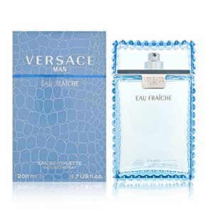 versace man by versace – eau fraiche eau de toilette spray (blue) 6.7 oz