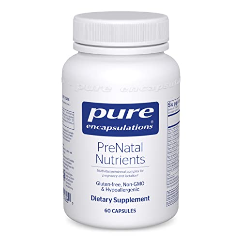 Pure Encapsulations PreNatal Nutrients | Multivitamin Supplement to Support Pregnancy, Lactation, and Maternal Health* | 60 Capsules