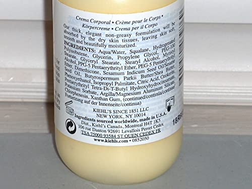 Kiehl's Creme de Corps Body Moisturizer, 2.5 Ounce