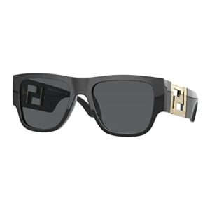 versace ve4403 black frame/dark grey lens one size