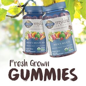 Garden of Life mykind Organics Men's Gummy Vitamins Multi Berry, 120 Count