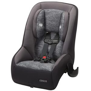 cosco mighty fit 65 dx convertible car seat (heather onyx gray)