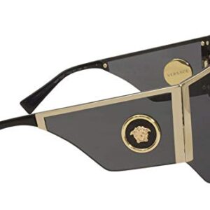 Versace VE2220 100287 Gold VE2220 Visor Sunglasses Lens Category 3 Size 41mm